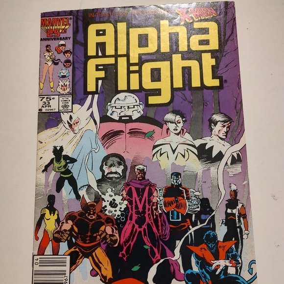 Marvel | Accessories | Alpha Flight 33 Newsstand First Lady Deathstrike ...